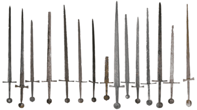 12 Types and Varieties of Longswords and Their Evolution