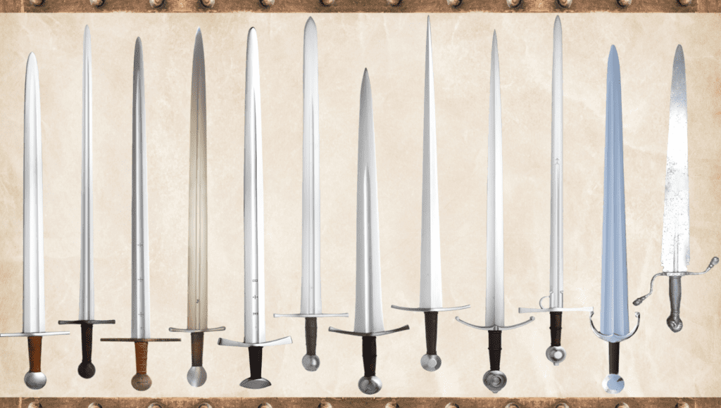 13 Types of Arming Swords and Their Historical Evolution