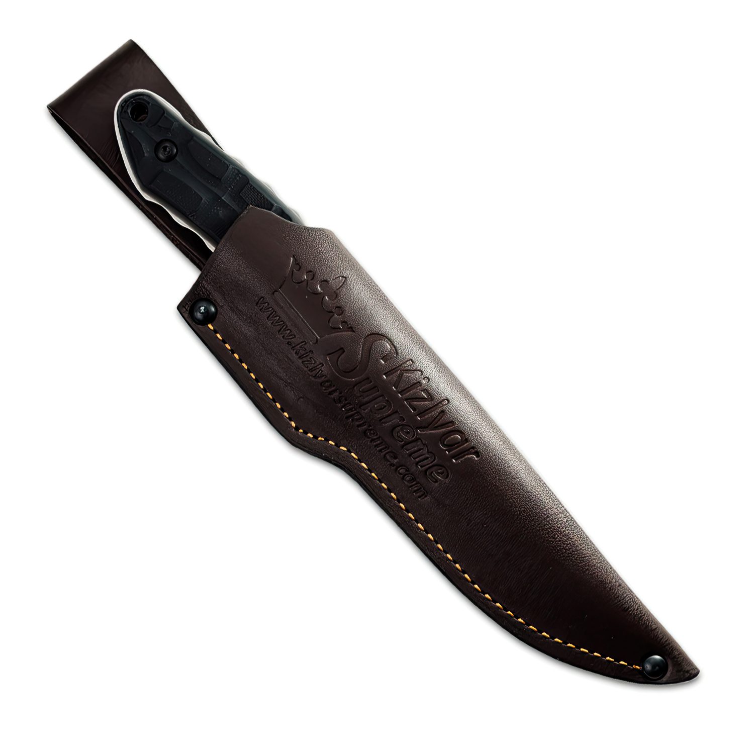 Kizlyar Supreme Aztec D2 SW with Stonewash and Rolled Tang