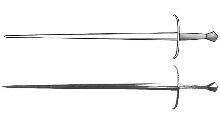Oakeshott Type XVII: The Two-Handed Armor-Piercing Sword