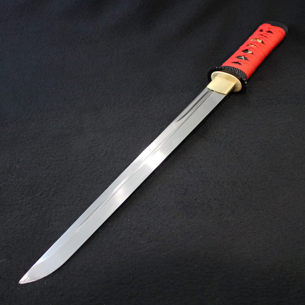 Ronin Katana Dojo Pro 1060 Steel Tanto #4 (Red)