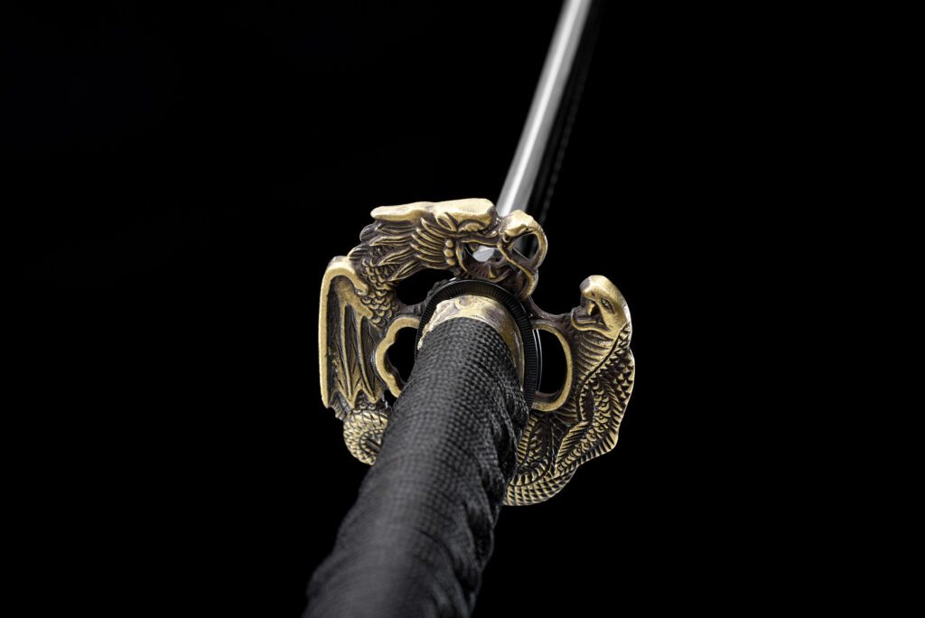 Serrated Katana 1060 Carbon Steel Blade