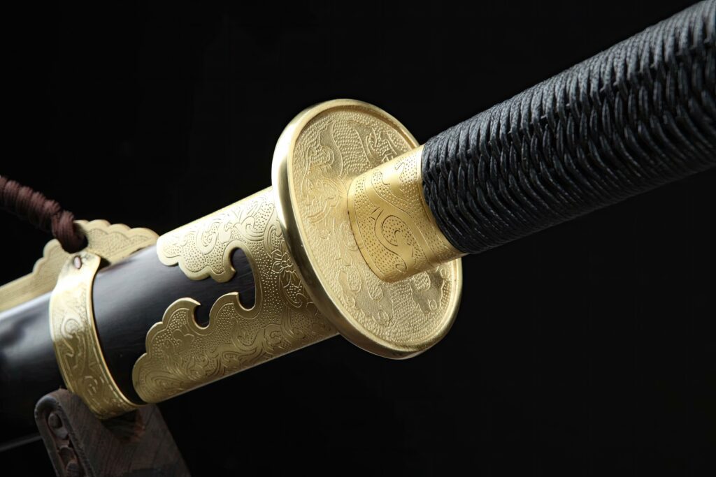 Dao Sword Pattern Steel Copper Fittings