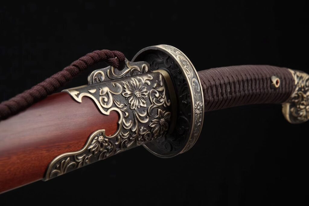 Chrysanthemum Qing Dao Folded Steel Hazuya Blade