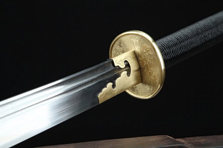 Dao Sword Pattern Steel Copper Fittings