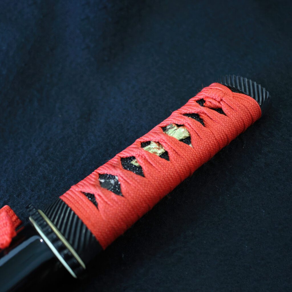 Ronin Katana Dojo Pro 1060 Steel Tanto #4 (Red)