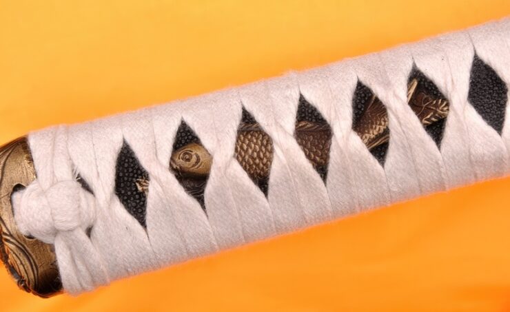 Samurai Ninja Sword 1095 Carbon Steel Sword Fish Koshirae Full Tang