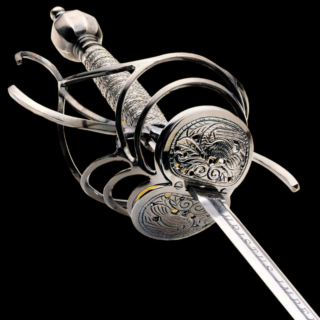 Windlass Christus Imperat Rapier Blade Guard