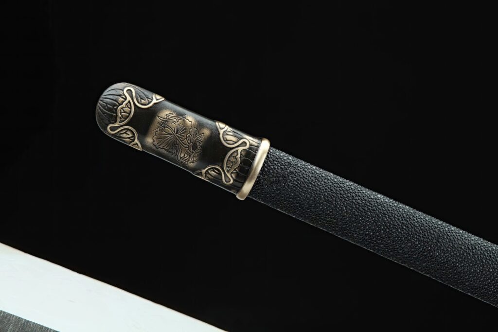 Chinese Jian Song Dynasty Folded Pattern Clay Tempered Sword