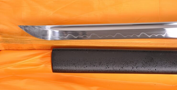 Samurai Ninja Sword 1095 Carbon Steel Sword Fish Koshirae Full Tang