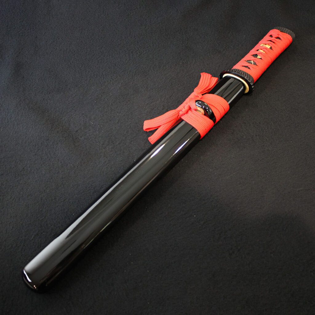 Ronin Katana Dojo Pro 1060 Steel Tanto #4 (Red)