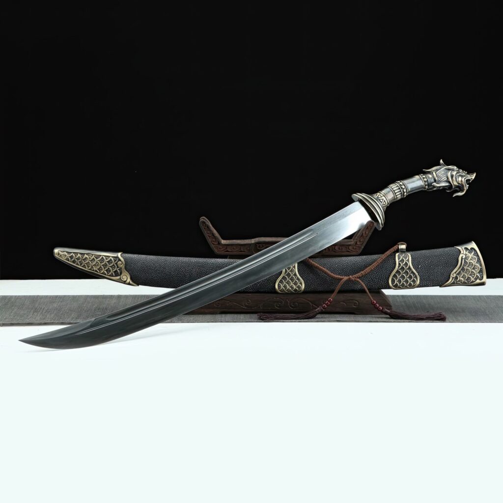 Hailong Dao Sword Dragon Design Pattern Steel