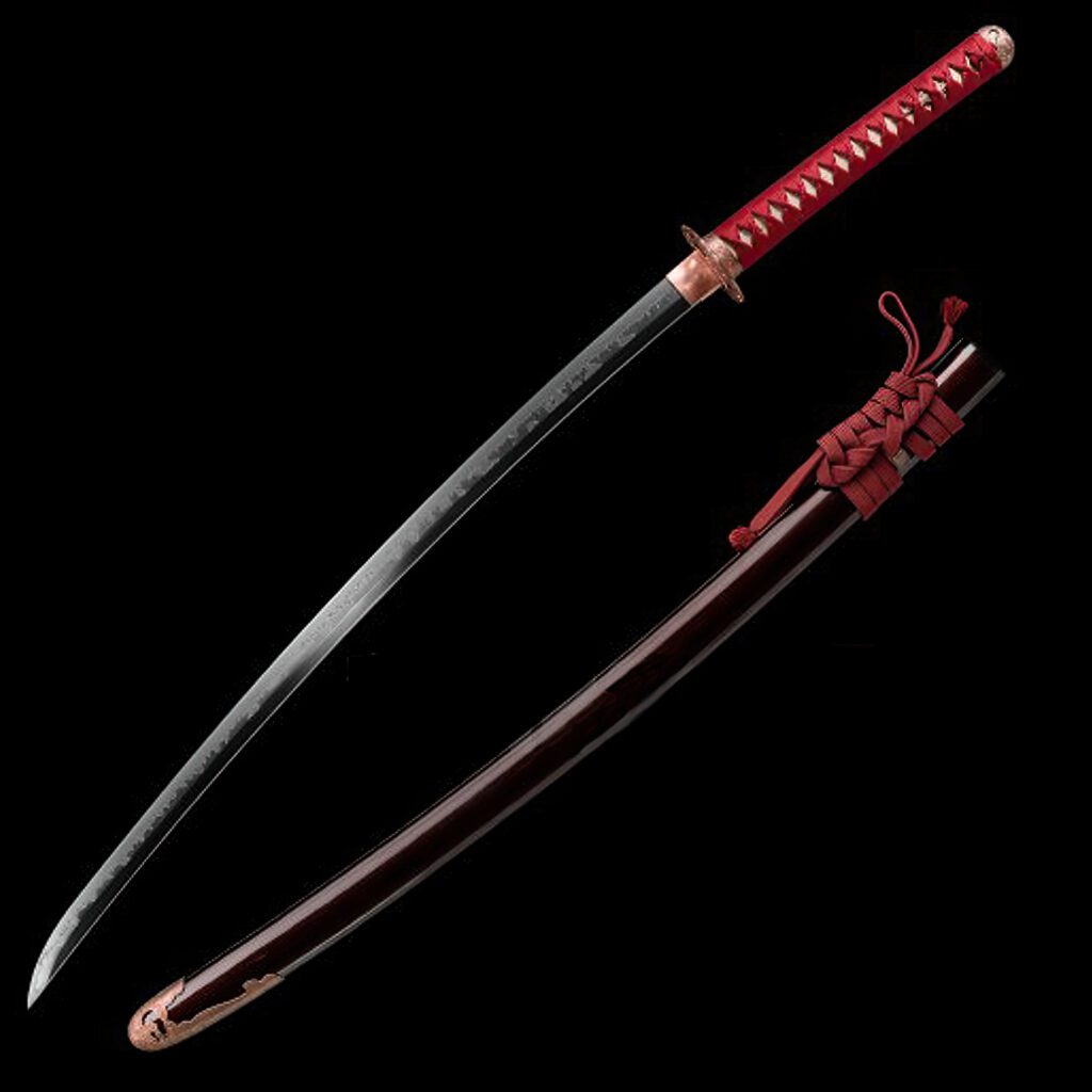 Tsunami Choji Hamon Katana Sword T10 Steel