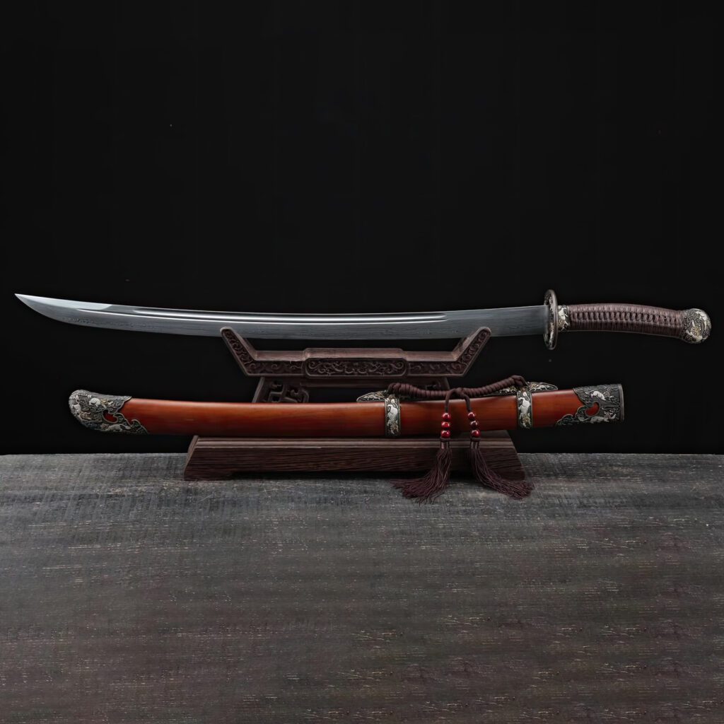 Kylin Dao Sabre Tricolor Folded Steel & Copper