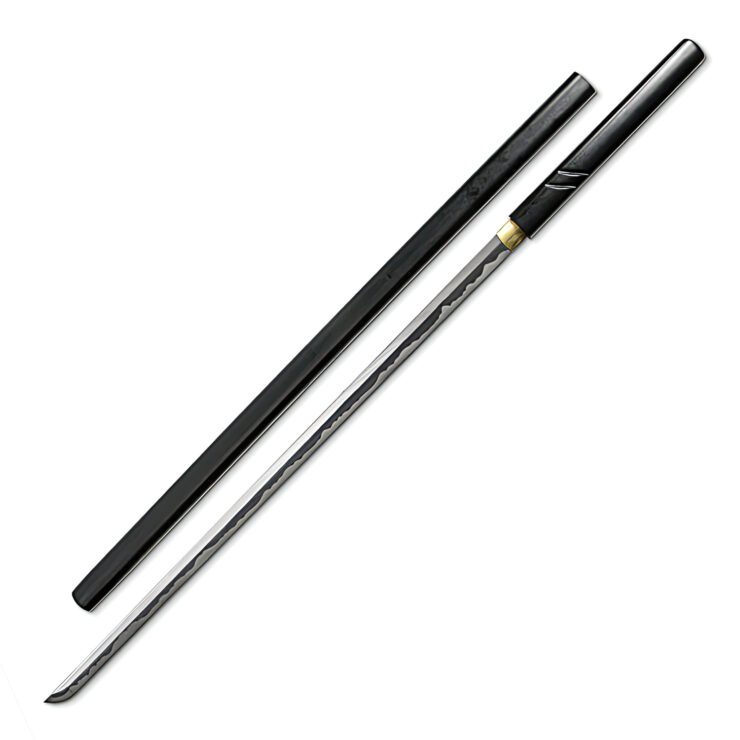 Hanwei Zatoichi Stick/Sword, Black – Single-Edged Straight Chokuto