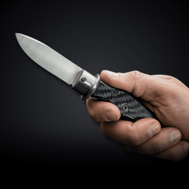 Dragon King OSC-II Carbon Fiber Cane Sword w/ Lockback Knife