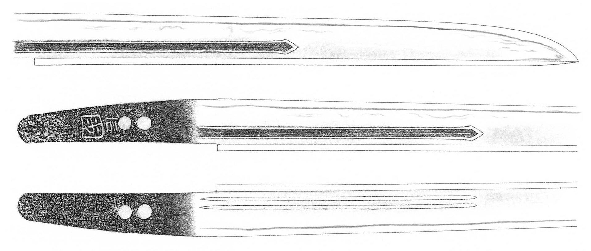 Types of Japanese Sword Tang (Mei) Signatures