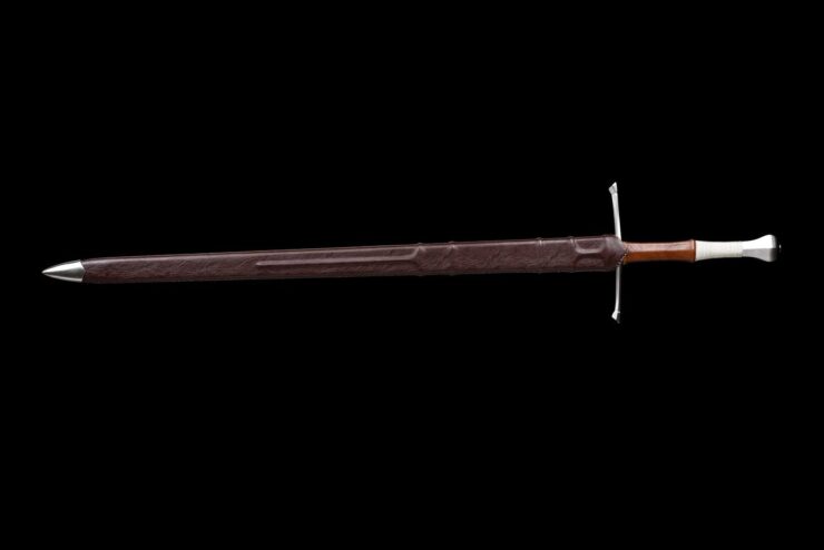 Ronin Katana Two Handed Long Sword – Wire & Leather Wrapped Grip – Euro #16