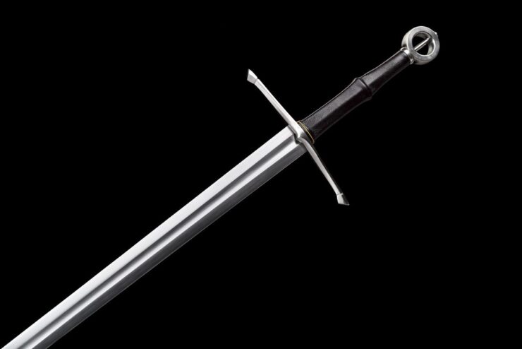 Ronin Katana Irish Two Handed Long Sword – Ring Pommel – Euro #6