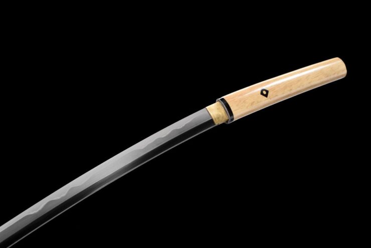 Ronin Katana Hand Forged Shirasaya Midare Hamon #1