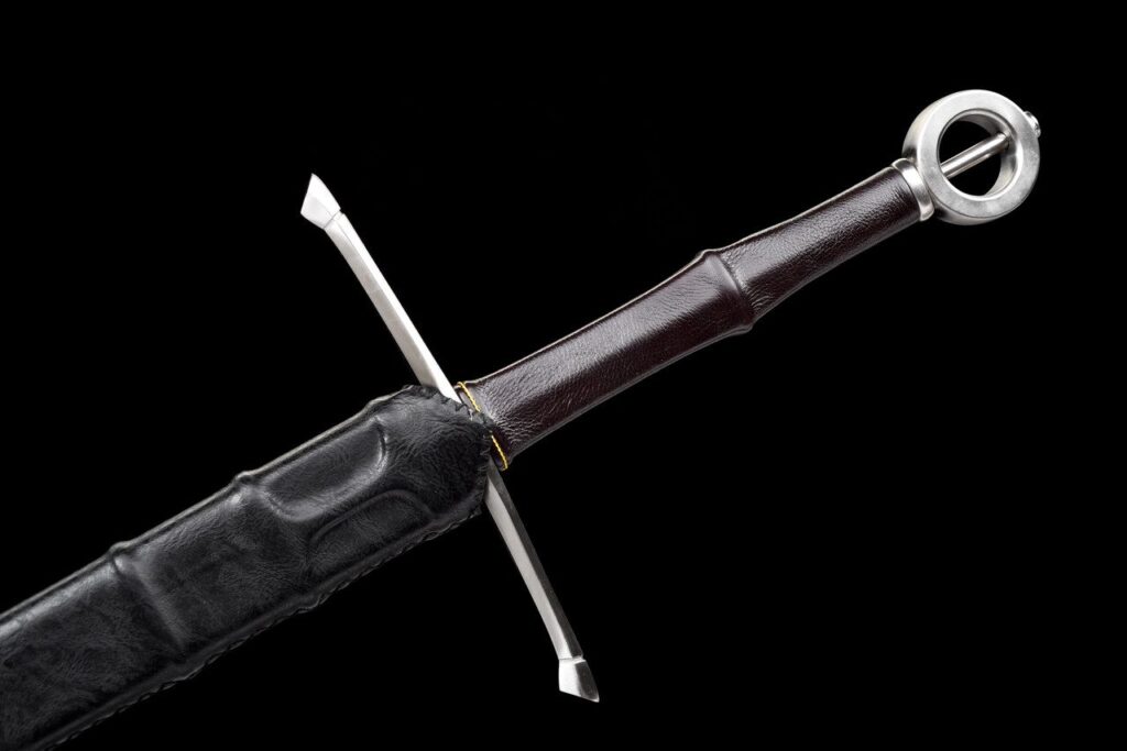 Ronin Katana Irish Two Handed Long Sword – Ring Pommel – Euro #6