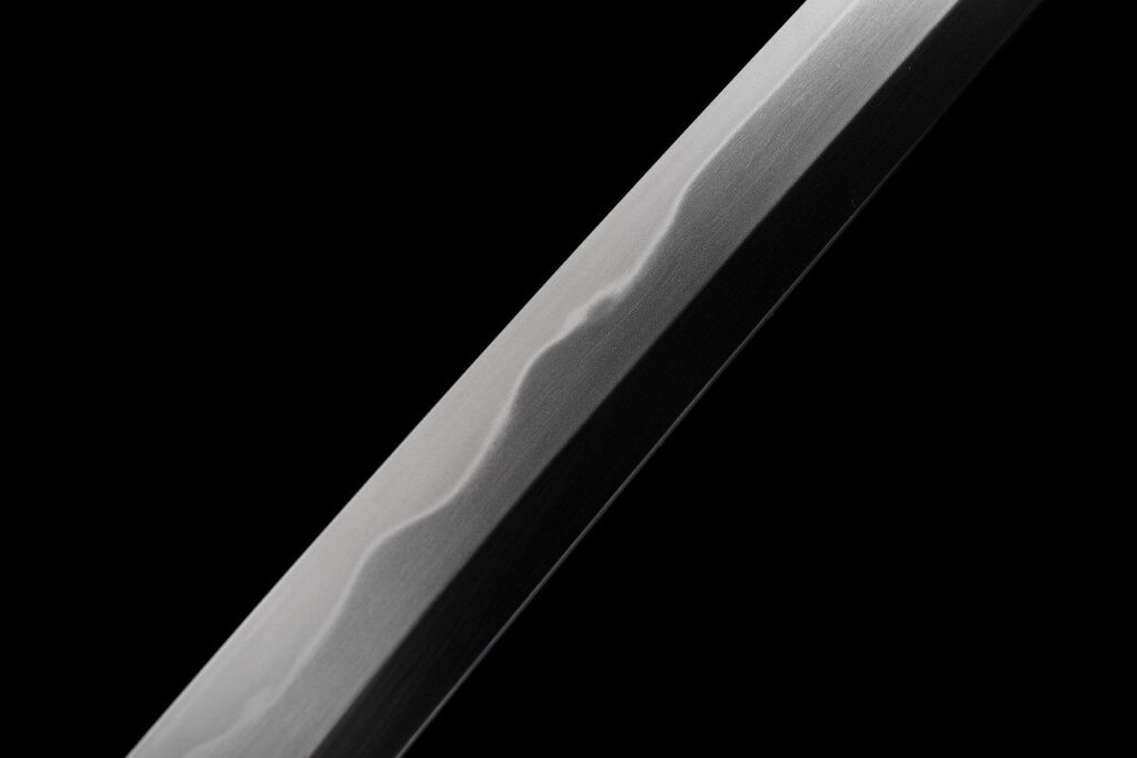 Ronin Katana Hand Forged Shirasaya Midare Hamon #1