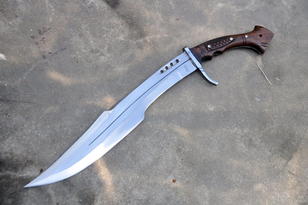 The 300 Spartan Sword 5160 Spring Steel Blade Sharpened