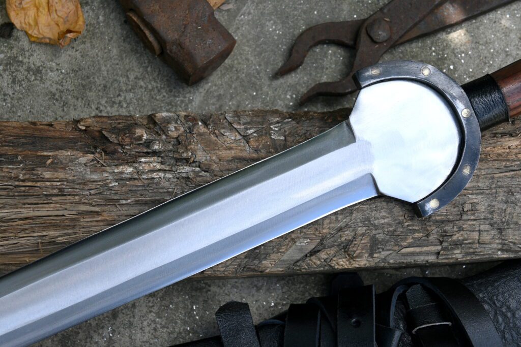 Early Ancient Greek Xiphos Sword with Rivet Guard Shape