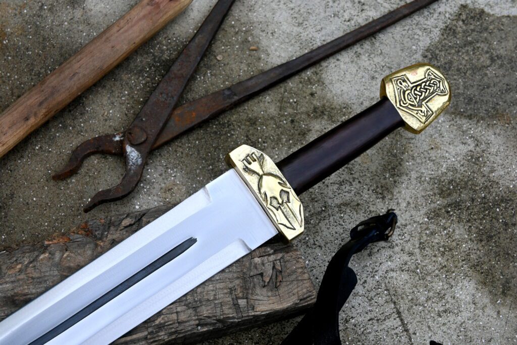 Fantasy Gladius Sword Spring Steel and Sharpened