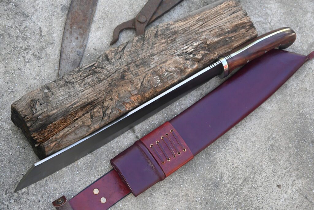 Malay Parang Machete with Finger Notch