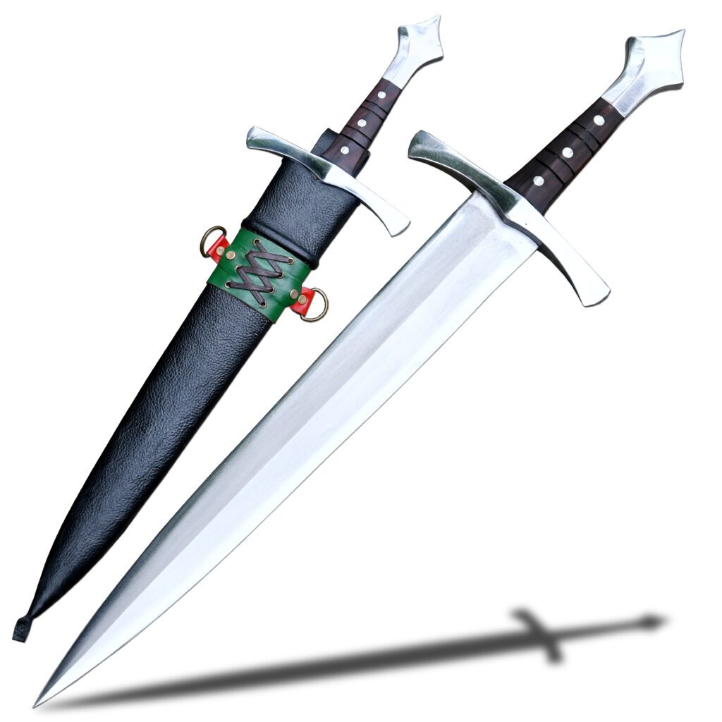 Medieval Dagger with Crossguard and Pommel