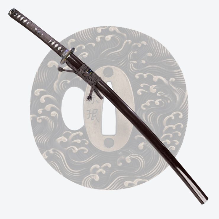 Shadow Dancer Silver Waves Katateuchi – One Handed Katana Sword
